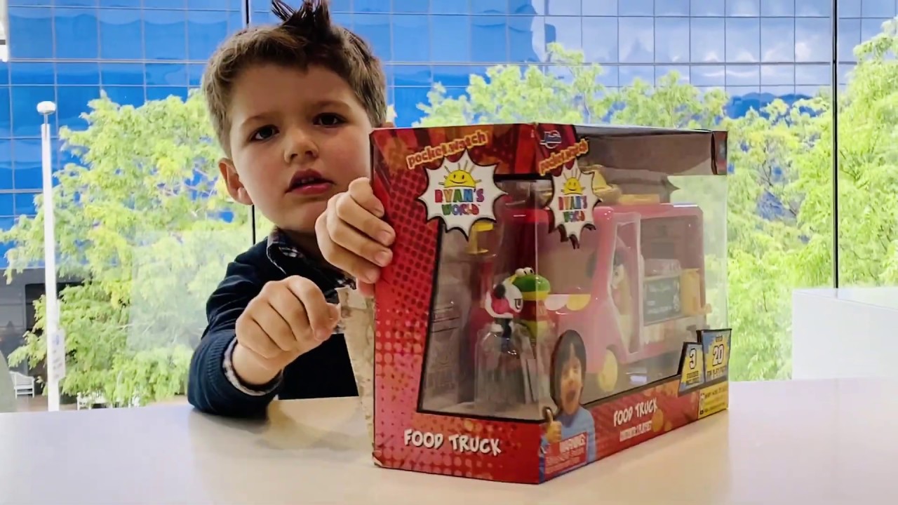 Ryan’s World food truck unboxing part l - YouTube