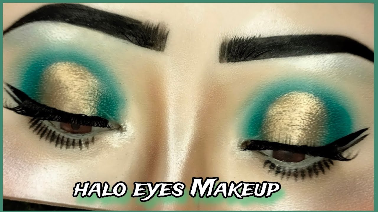 Halo Eyes Makeup#makeuptutorial #makeup - YouTube