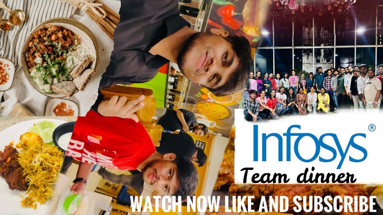 #infosys Team Dinner / Teamwork makes the dream work - YouTube