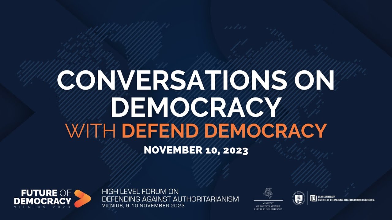 Conversations on democracy | Future of Democracy Forum 2023 - YouTube