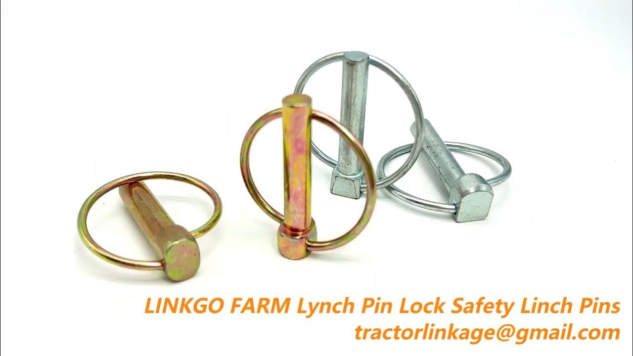 Lynch Pin Lock Safety Tractor Linch Pins - YouTube