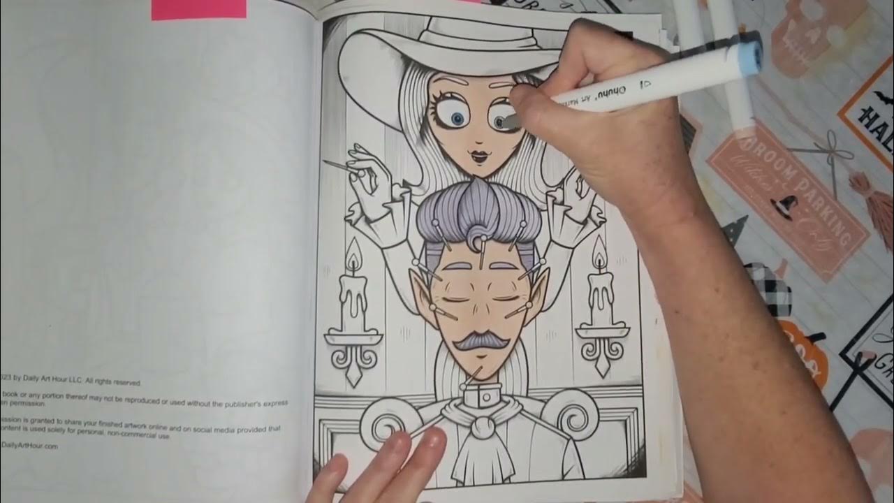 Coloring Chat In The Spooky Family Collector's Edition Vol. 1 Daily Art ...