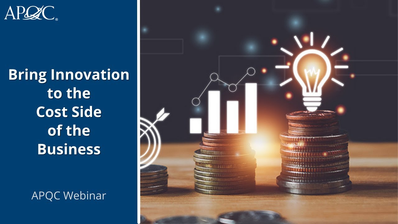 Bring Innovation to the Cost Side of the Business - YouTube