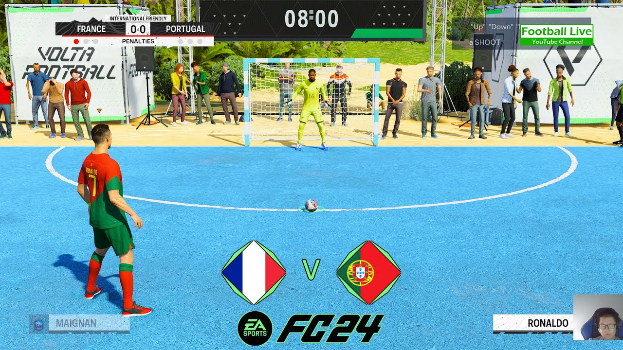FC 24 | France vs. Portugal | Penalty Shootout Futsal | Ronaldo vs ...
