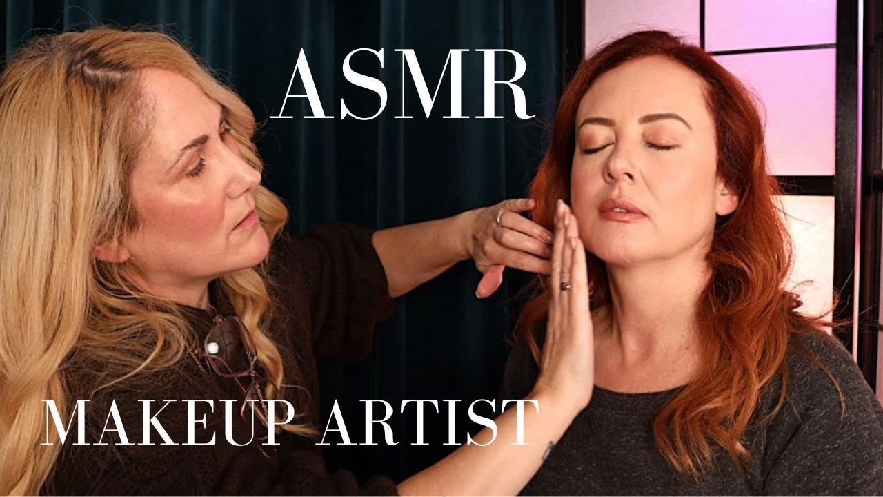ASMR Makeup Artist | Fresh glowy makeup (Soothing Makeup Sounds for ...