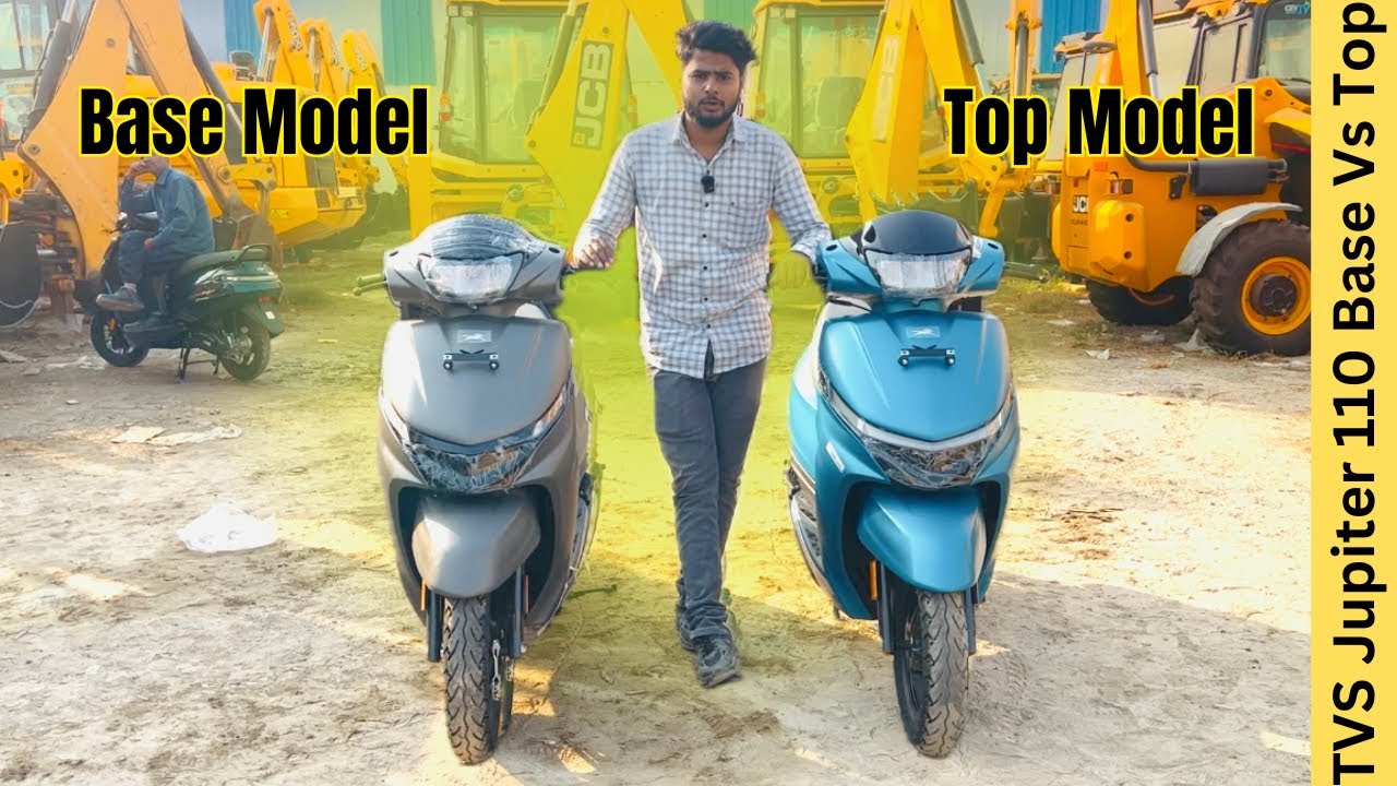 Tvs Jupiter 110 Base Model Vs Top Model Full Comparison Price ...