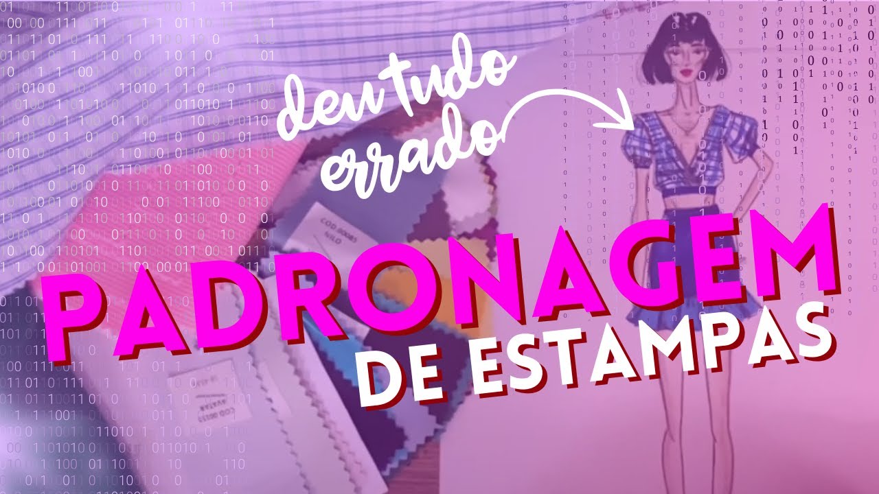 Como desenhar padronagem de estampas #desenhodemoda #estilista - YouTube