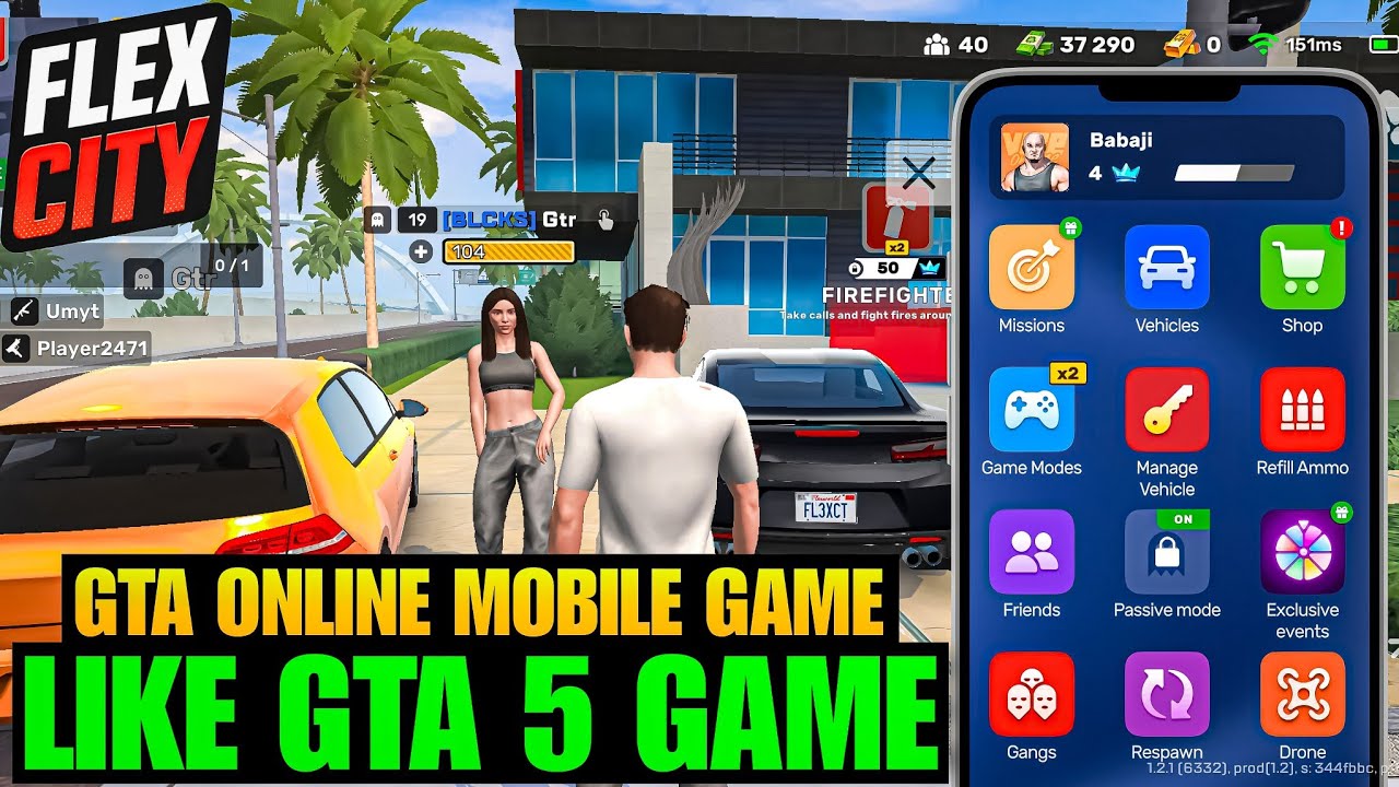 Flex City Online Game | ANDROID GTA V ONLINE | BEST OPEN WORLD ONLINE ...