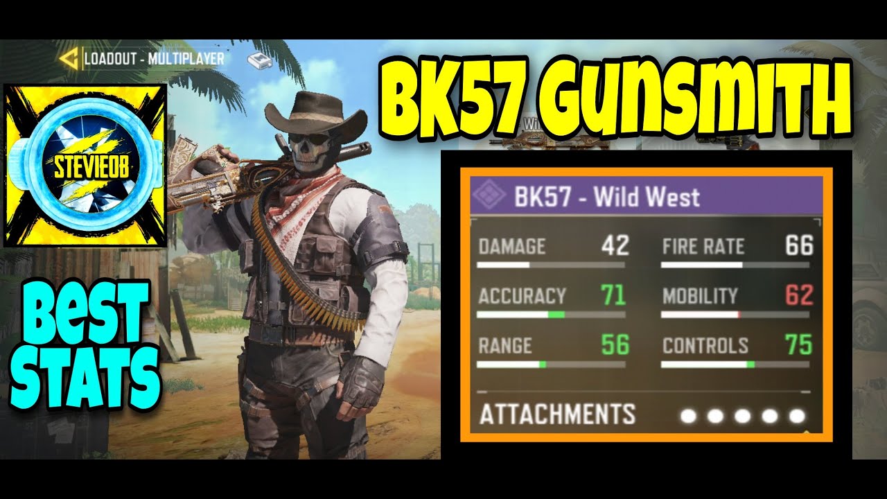 BK57 Gunsmith Best Loadout Attachments | BK57 Wild West Double Nuke ...