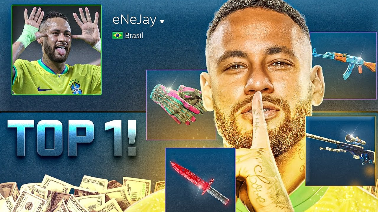 Agora o Neymar Tem o Maior Inventário de CS2 do Brasil? - YouTube