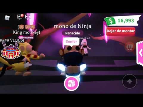 Hacemos El Mono Ninja Neón En Adopt me - YouTube