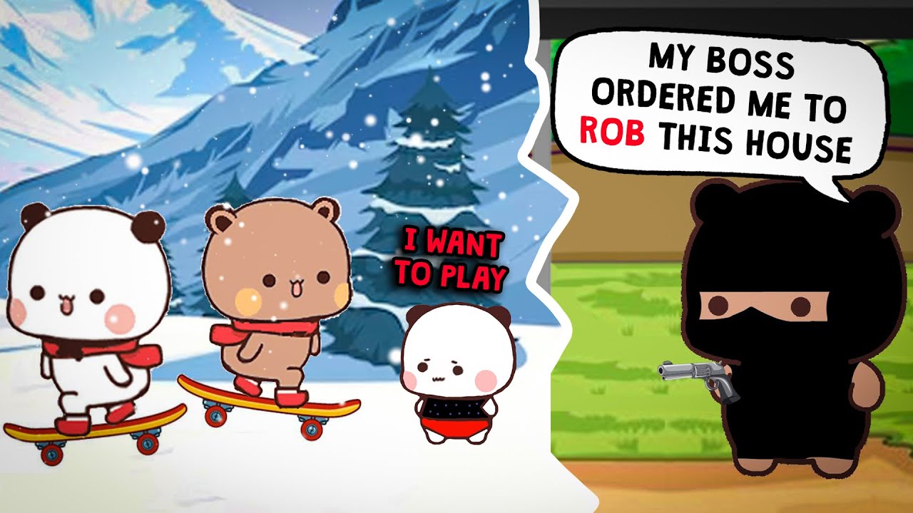 Robber in House 👤While Bubu Dudu Are Enjoying Snowfall🏔| Bubu Dudu | 3d ...