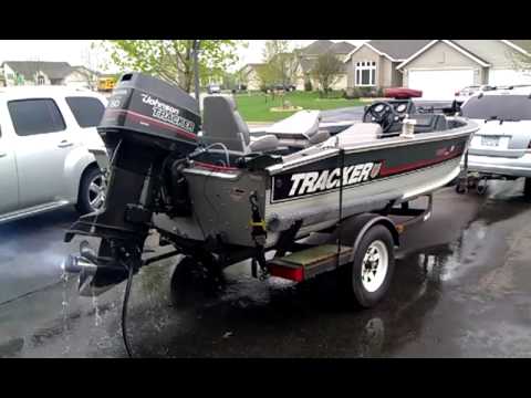 1989 Tracker Deep V Pro Guide 16 - YouTube