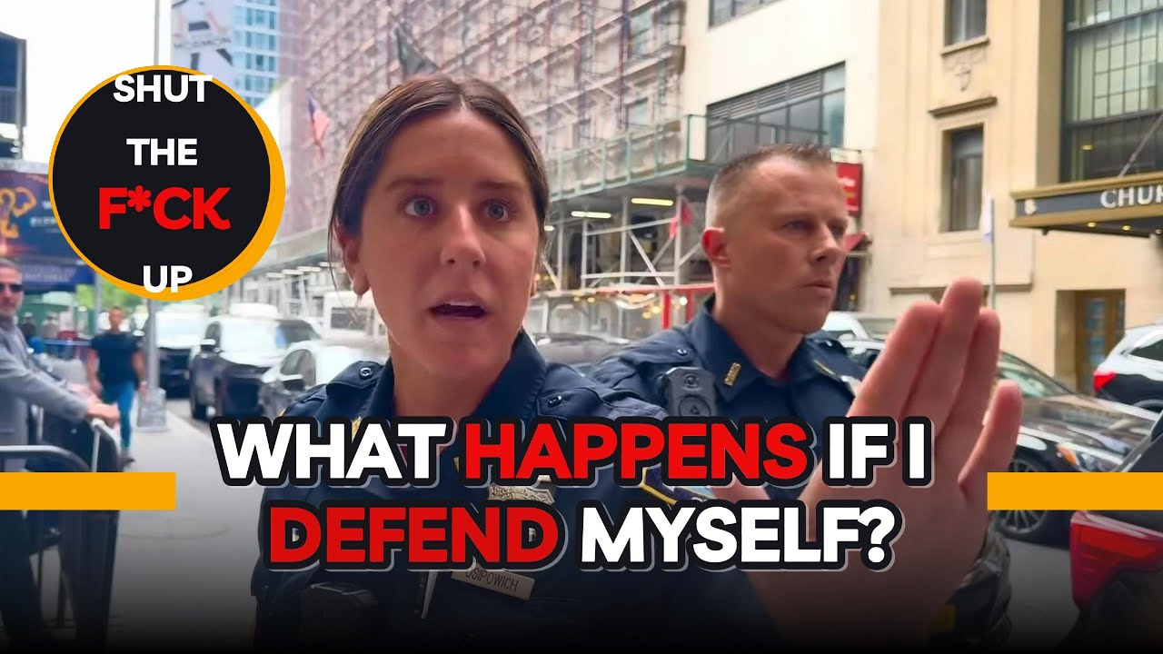 😡 "Just Asking for a Name, But This Female Cop Explodes! Watch the ...