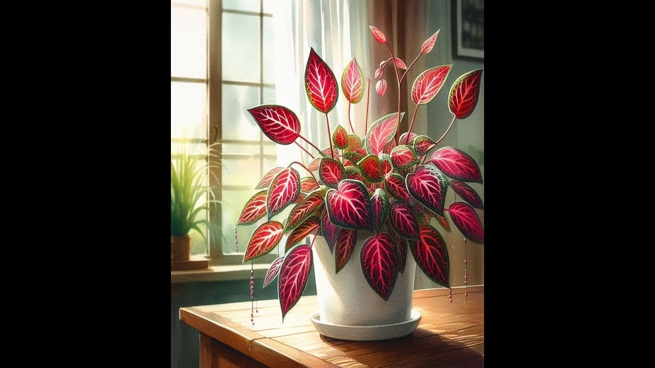 Ruby Red Nerve Plant Care Guide: Fittonia Argyroneura - YouTube