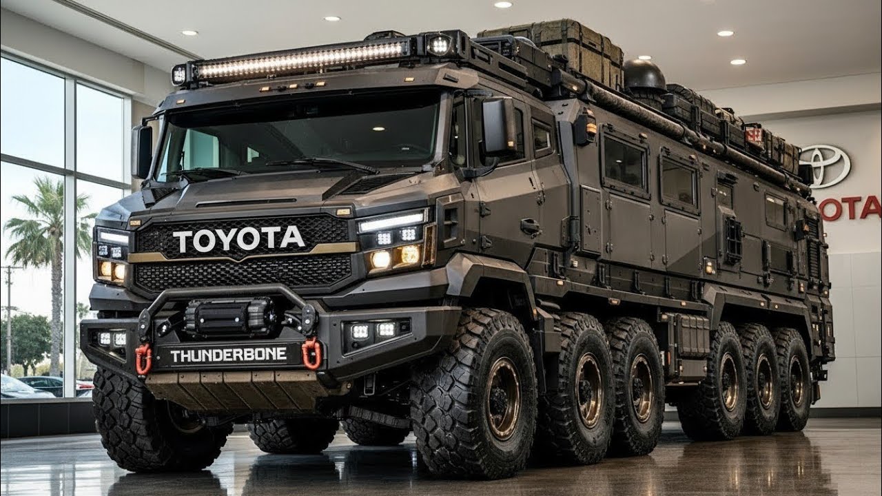 This 12x12 Toyota 2026 THUNDERBONE is the CRAZIEST Motorhome Ever Built ...