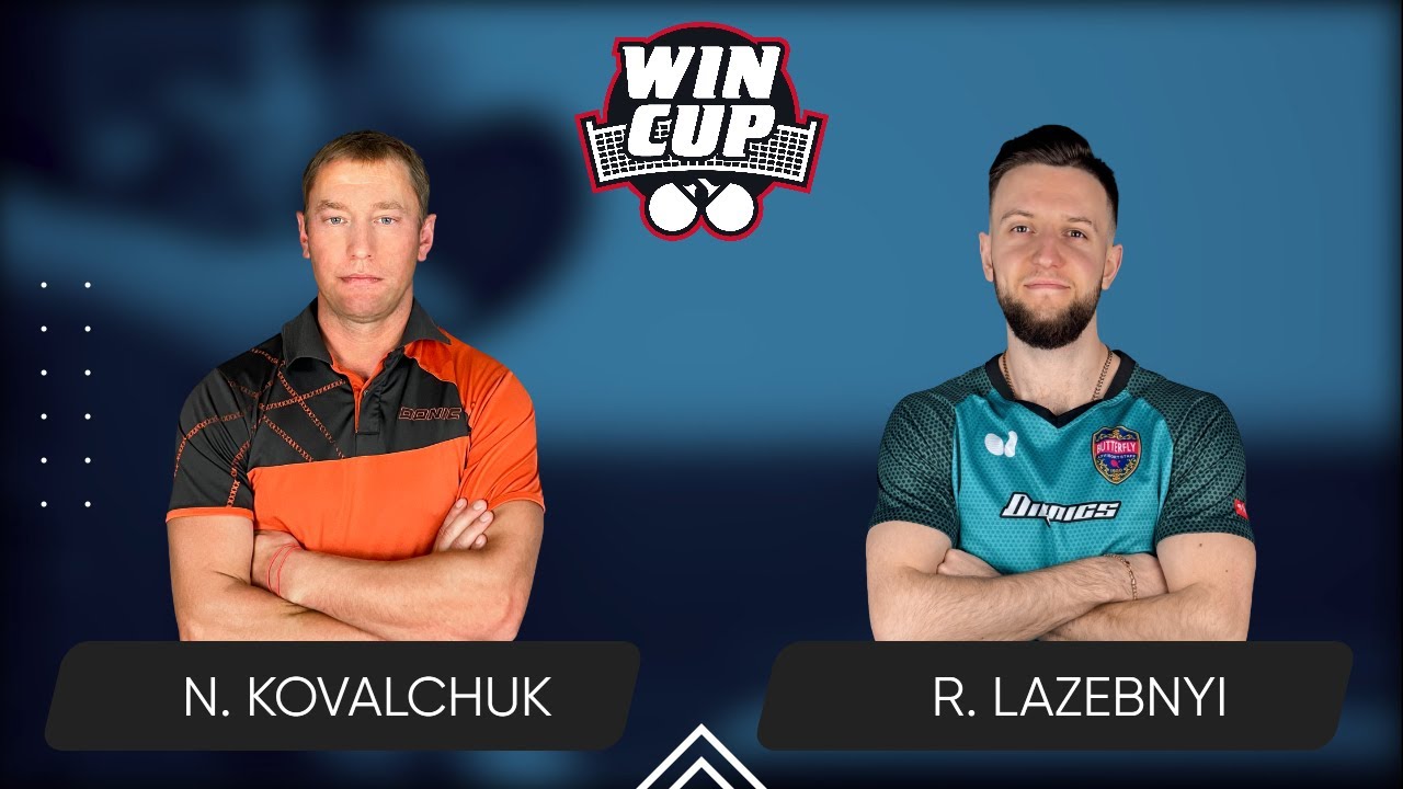 00:30 Nazarii Kovalchuk - Ruslan Lazebnyi West 5 WIN CUP 06.06.2024 | Table Tennis WINCUP - YouTube
