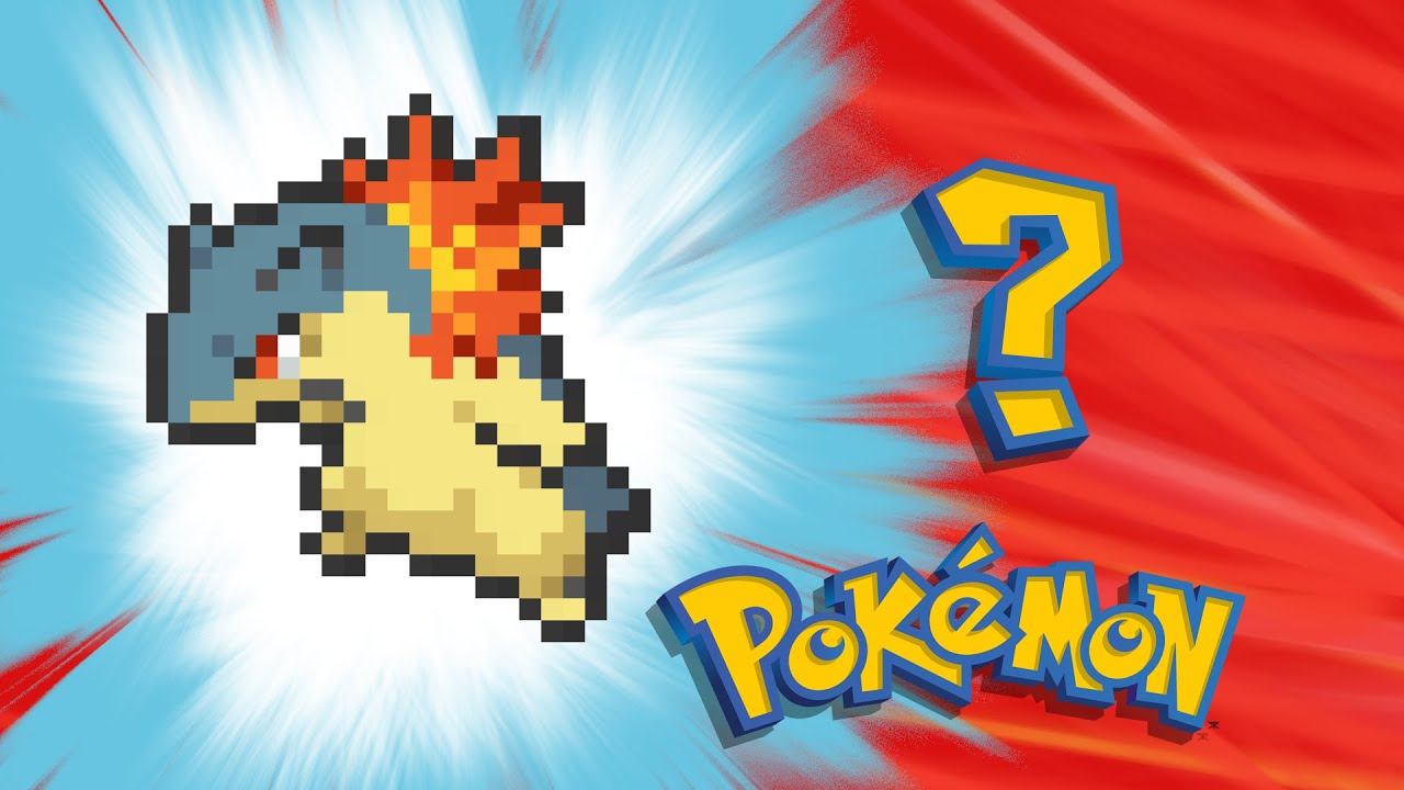 Typhlosion Pixel Art with Pokemon Cards - YouTube