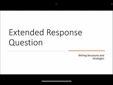 Economics Extended Response: Writing Strategies and Structures for QCAA ...