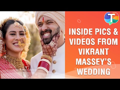 INSIDE pictures & videos from Vikrant Massey & Sheetal Thakur's wedding