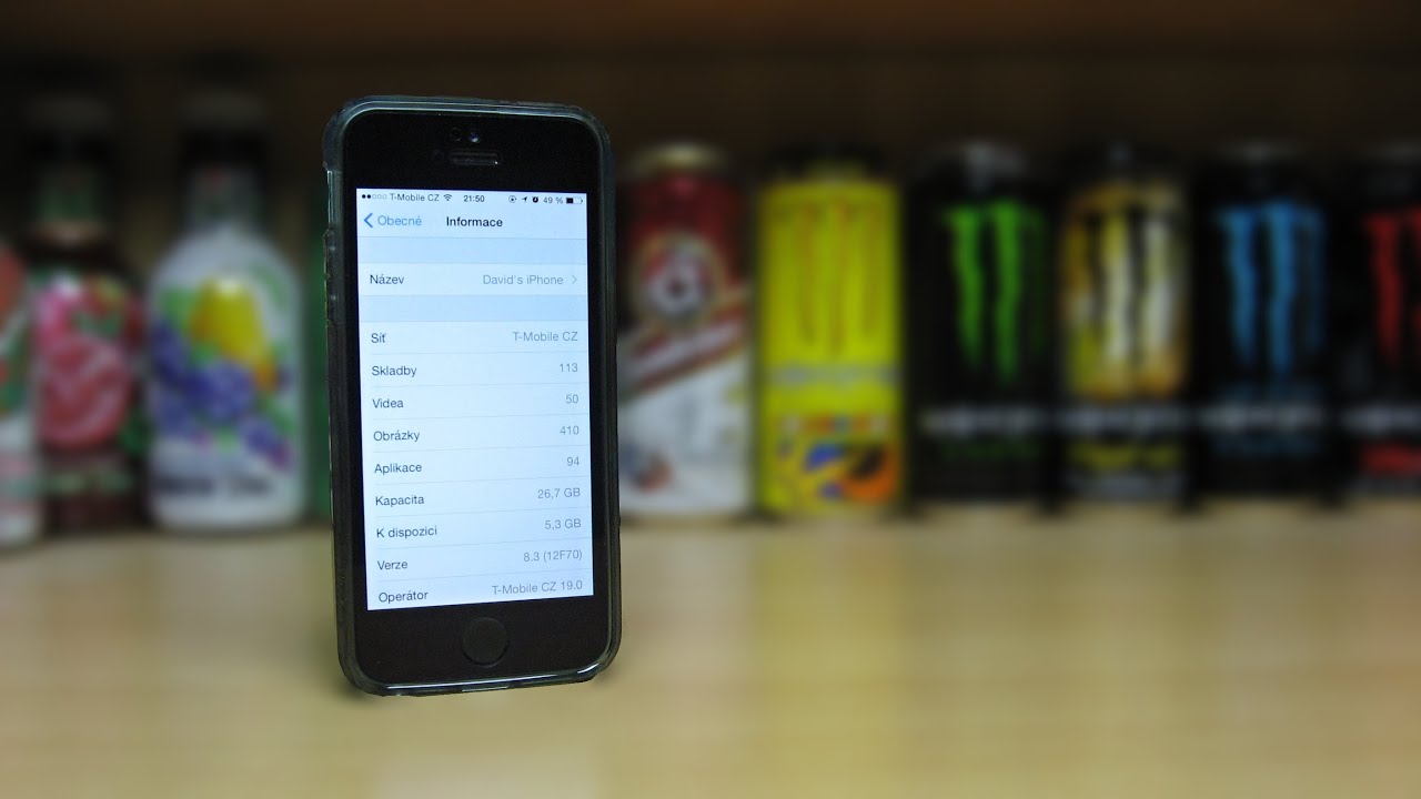 iPhone 5s - iOS 8.3 aktualizace - YouTube