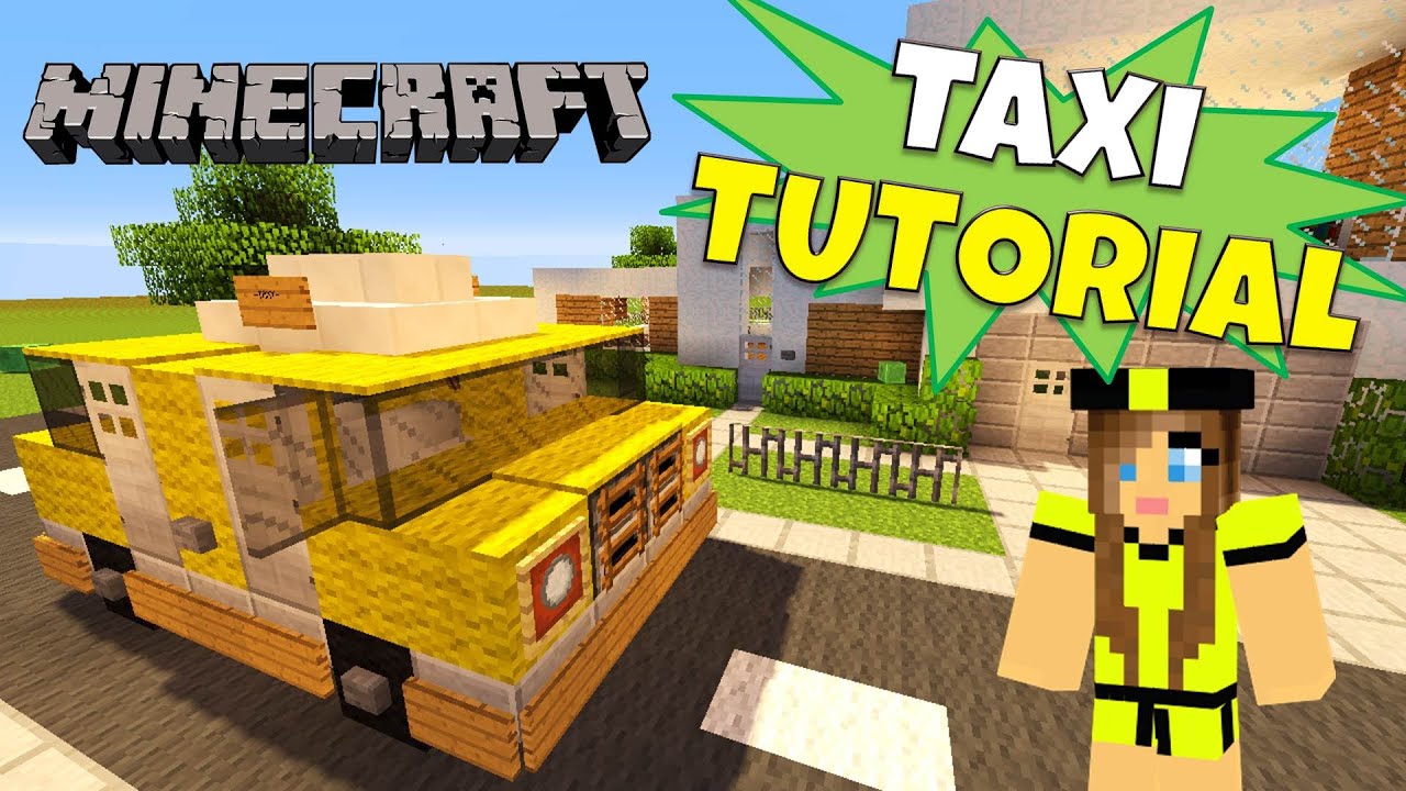 Minecraft: Como hacer un Taxi, Super Tutorial. - YouTube