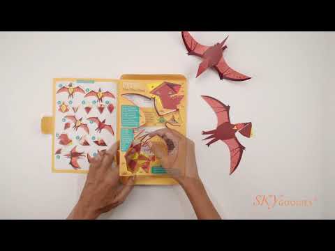 How to make the Sky Goodies Mini Pterosaur Dinosaur Paper Craft
