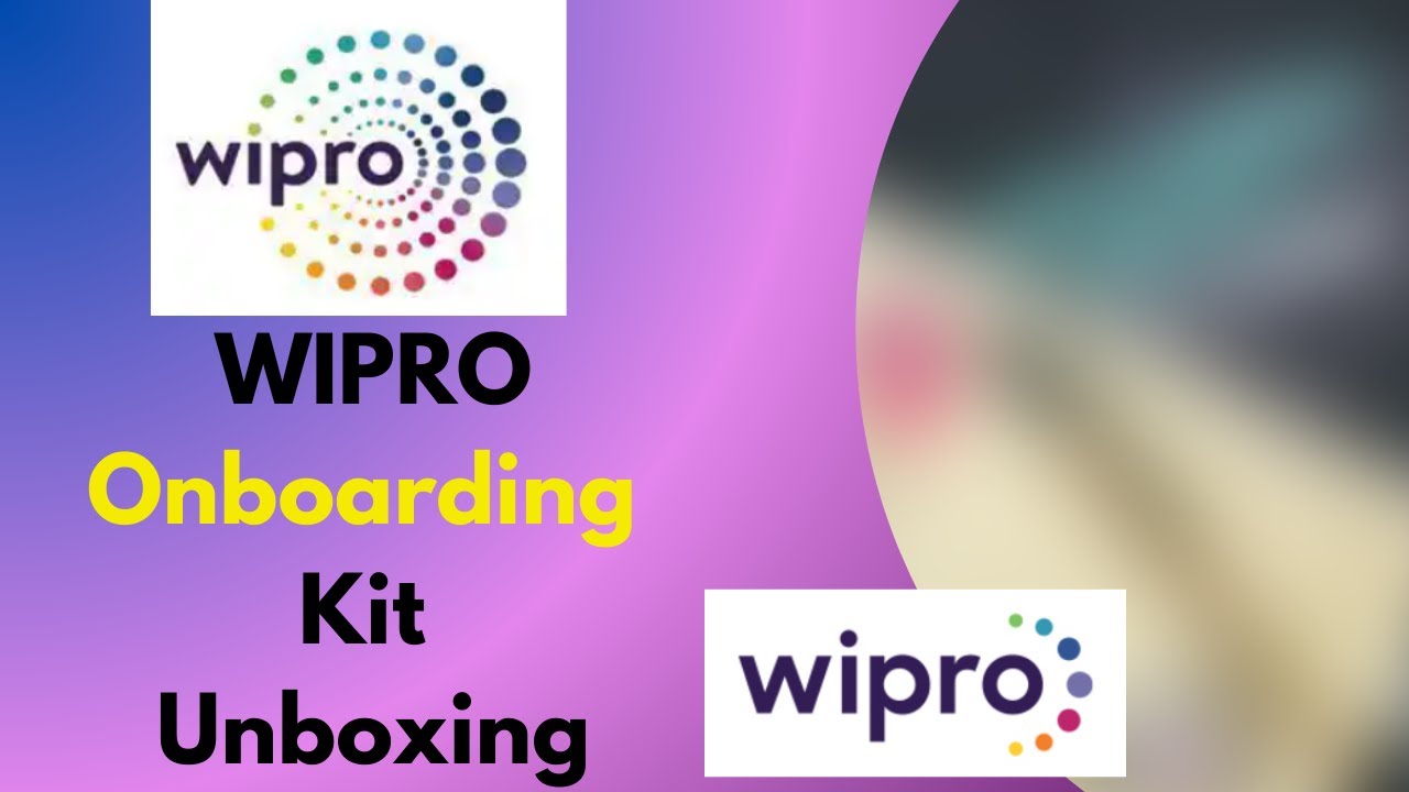 Wipro Onboarding kit | Wipro Laptop unboxing | Wipro new joiner kit ...