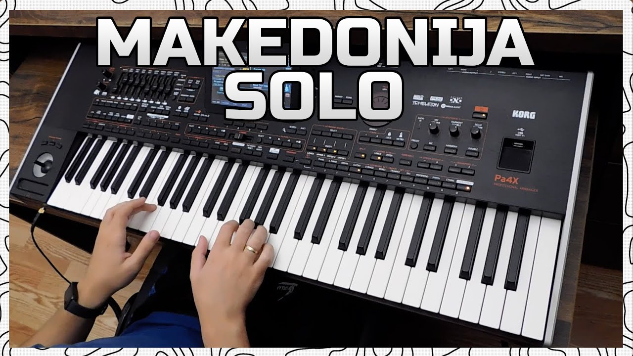 Makedonija Solo M3 // MARKO MX - 7/8 Goc - KORG Pa4x! - YouTube