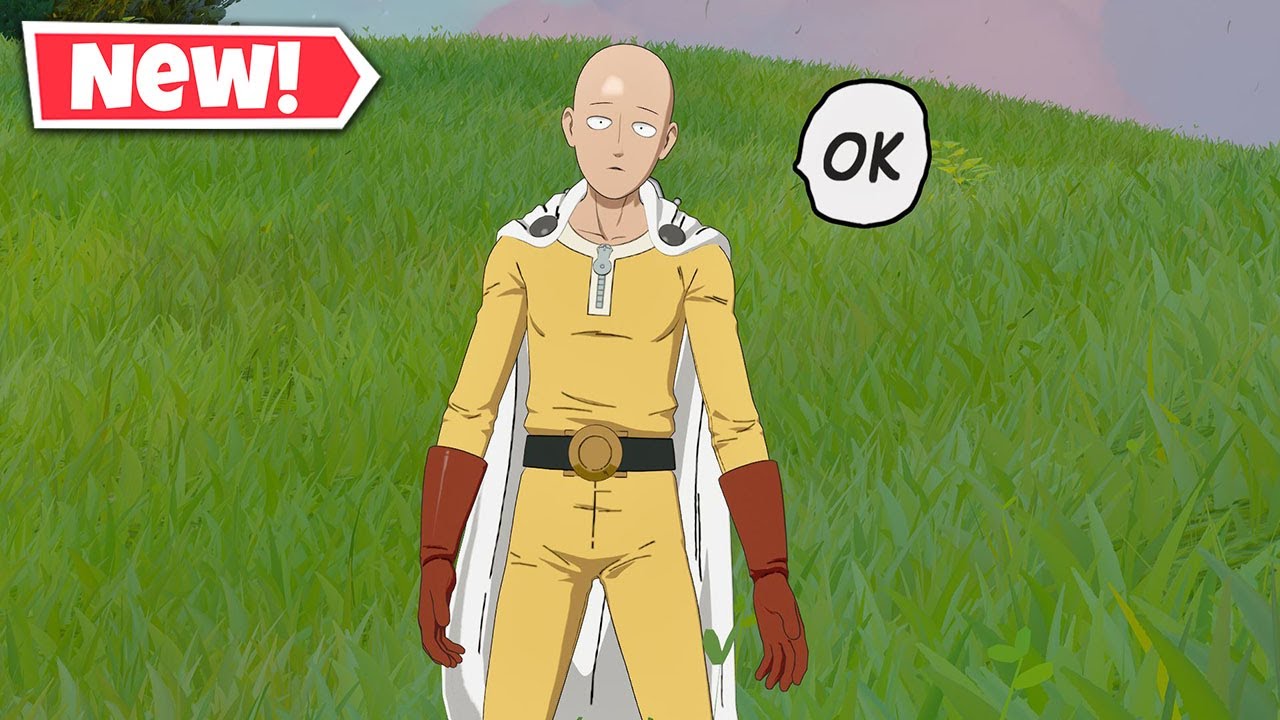 NEW SAITAMA Skin Gameplay In Fortnite! (ONE PUNCH MAN) - YouTube