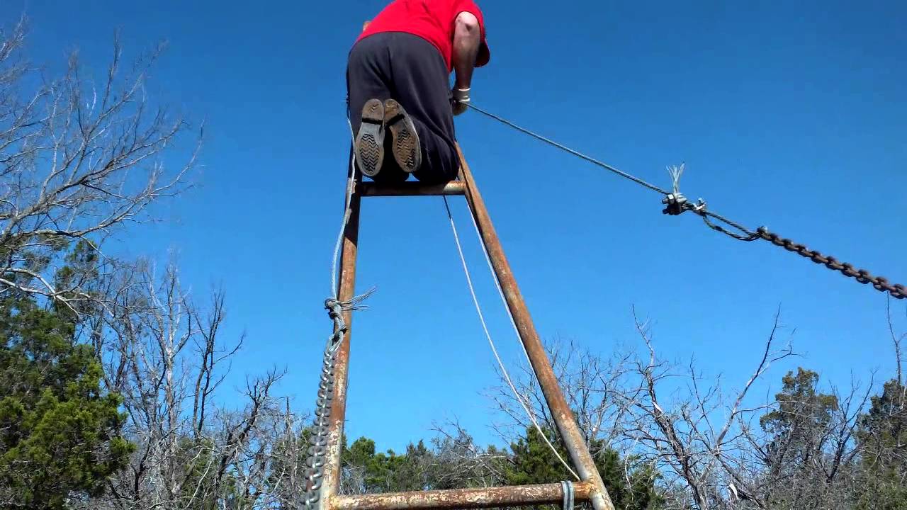 threading winch cable through the pulley - YouTube