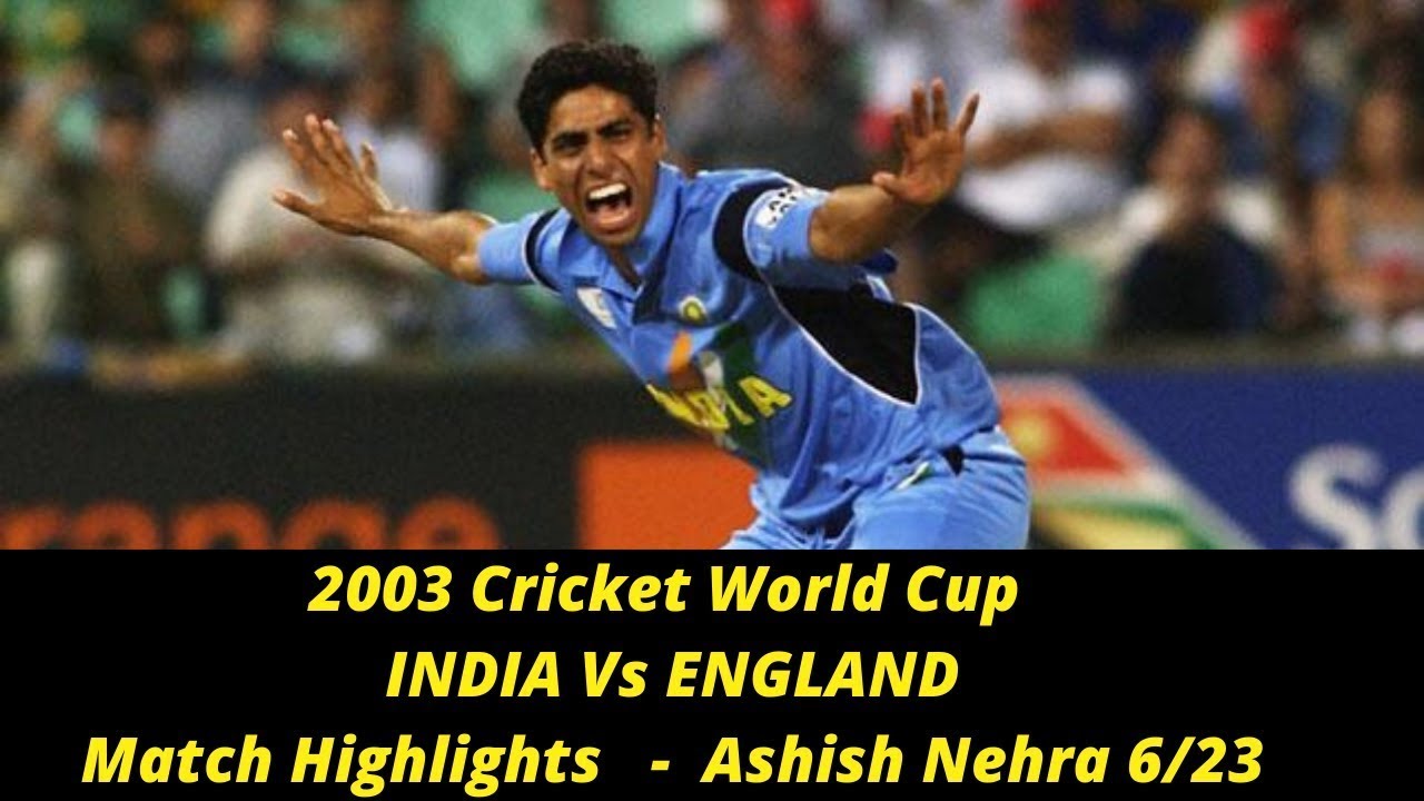 India Vs England World Cup 2003 Match Short Highlights || ICC WC 2003 ...