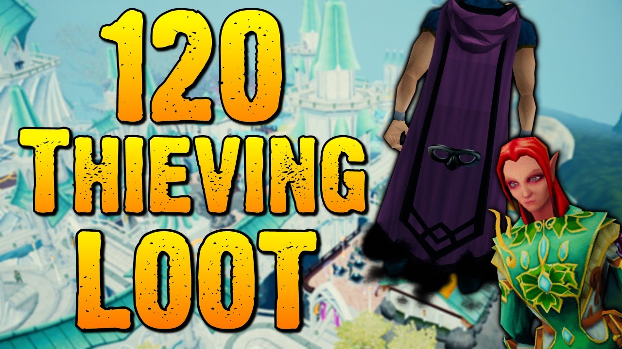 Runescape - Loot From 120 Thieving at Elf City - YouTube