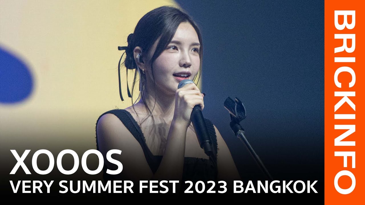 xooos At VERY SUMMER FEST 2023 First Live Performance in Bangkok ...