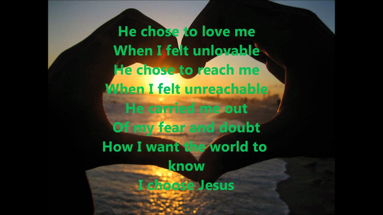 Moriah Peters-I Choose Jesus(Lyrics on screen) - YouTube
