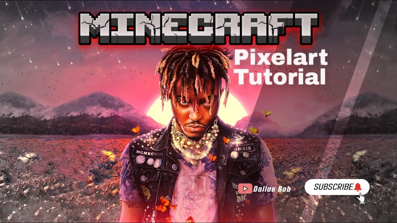 Juice WRLD Pixel Art Tutorial: 5 Years of 'Legends Never Die' (1) - YouTube