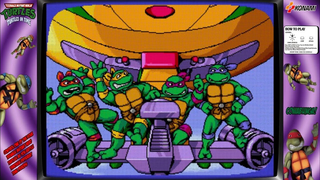 TEENAGE MUTANT NINJA TURTLES: TURTLES IN TIME GamePlay Até Zerar ...