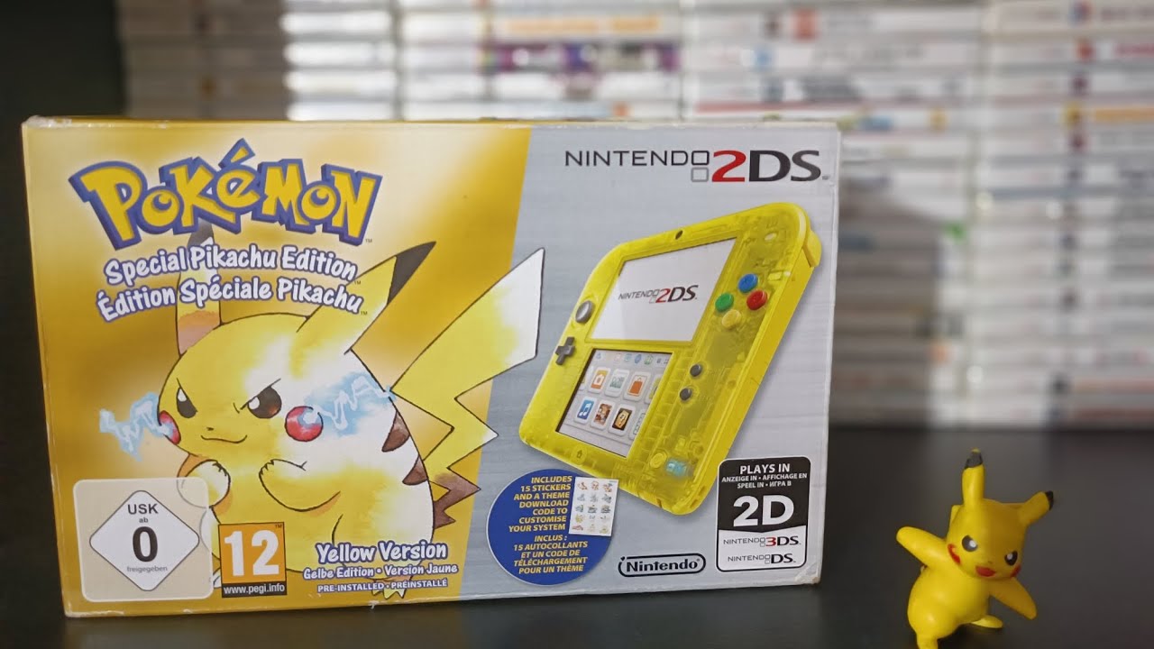 Nintendo 2ds versão Pikachu. - YouTube