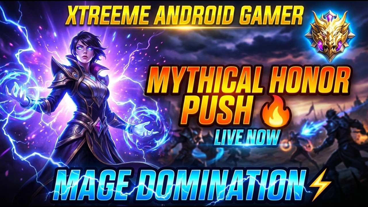 🔥 MYTHICAL HONOR RANK PUSH LIVE | Mage Domination ⚡ MLBB Ranked Grind ...