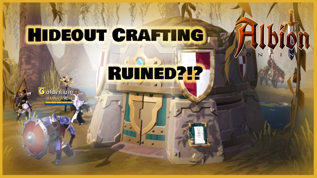 Hideout CRAFTING Changes Coming soon. Albion Online - YouTube