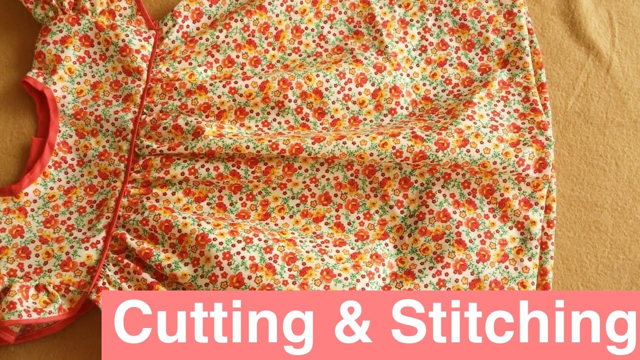 Beautiful Baby Frock Design Cutting & Stitching Tutorial - YouTube