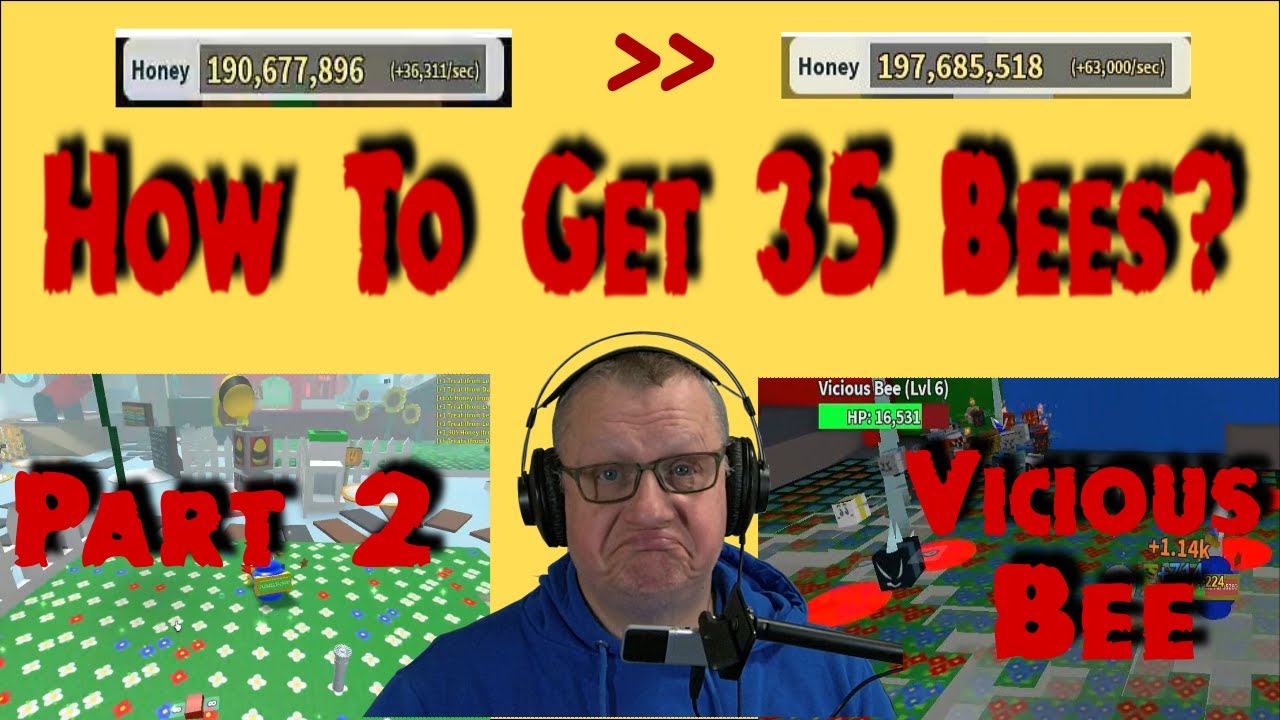 How I get 35 bees | Roblox Bee swarm Simulator * Part 2 - YouTube