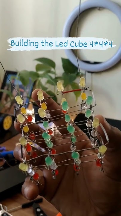 Building the 4×4×4 LED cube using Arduino #arduino #reels #shorts - YouTube