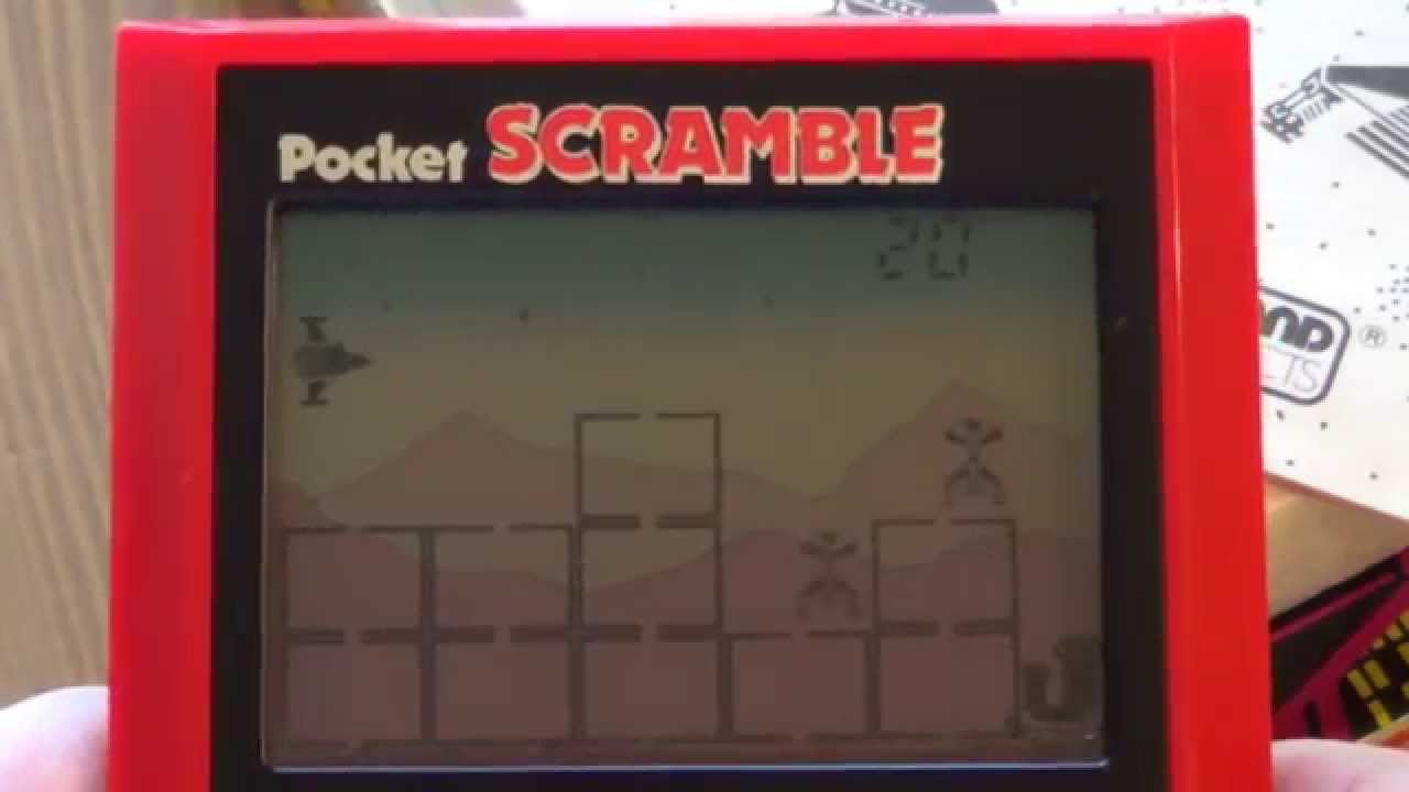 Портативные игровые устройства 80х Grandstand Pocket Scramble - YouTube