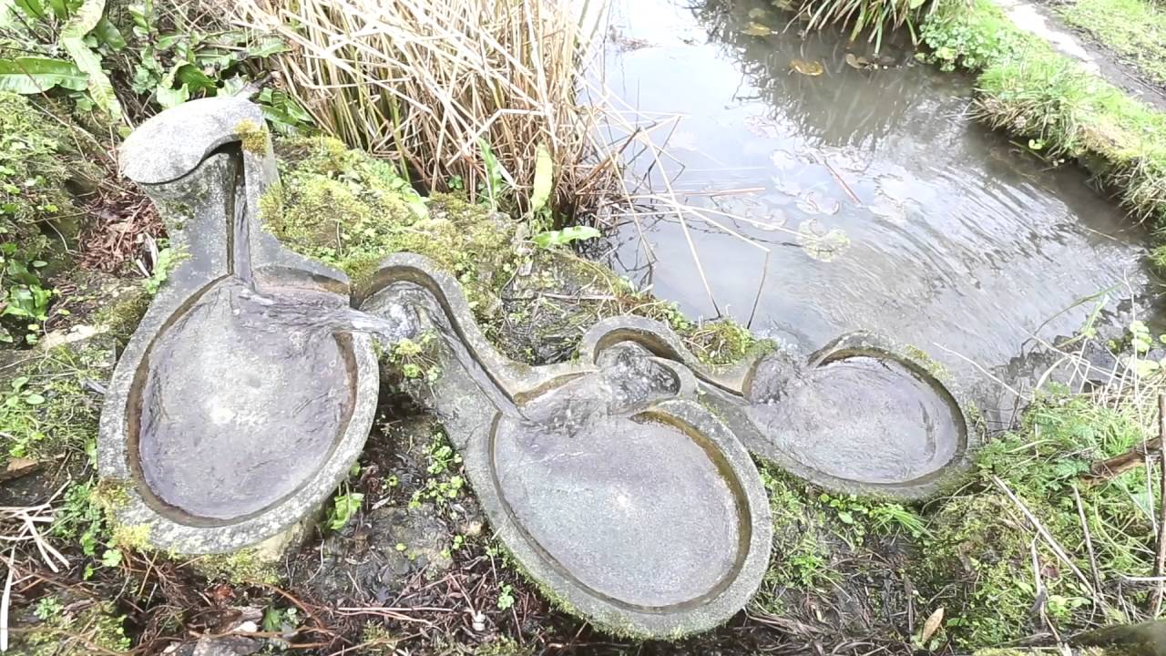 A Large Ovella Flowform Cascade. Rhythmic flow. - YouTube