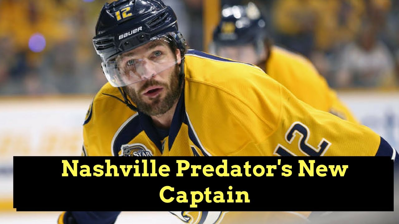 Nashville Predator's New Captain - YouTube