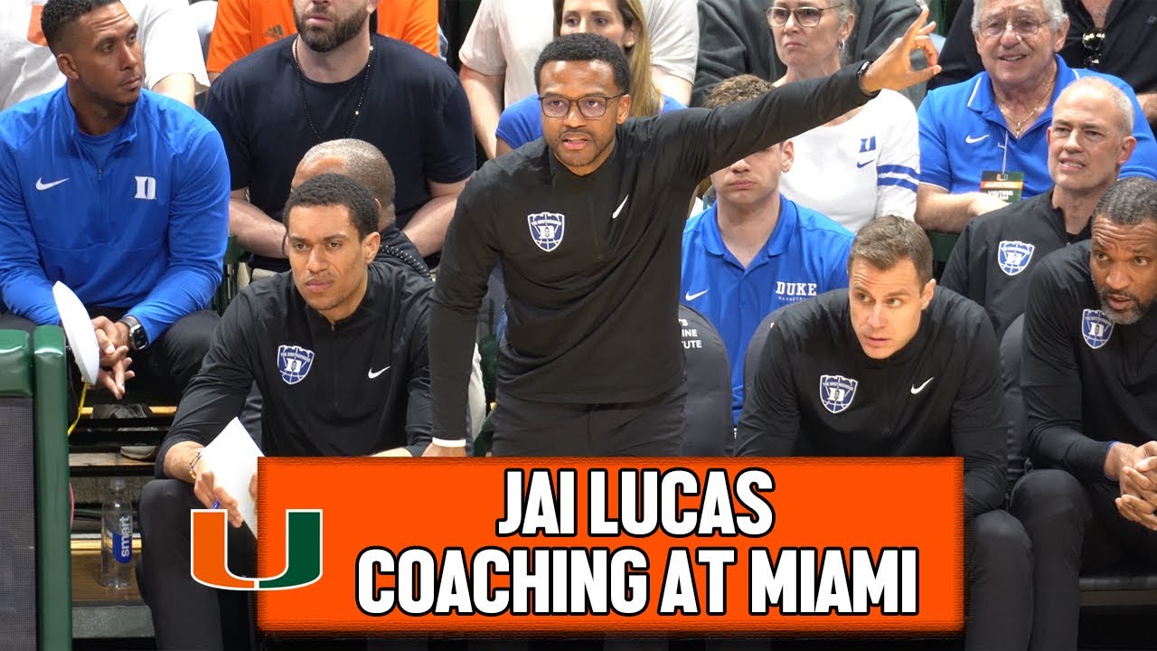 Next Hurricanes Head Coach Jai Lucas Coaching at Miami - YouTube
