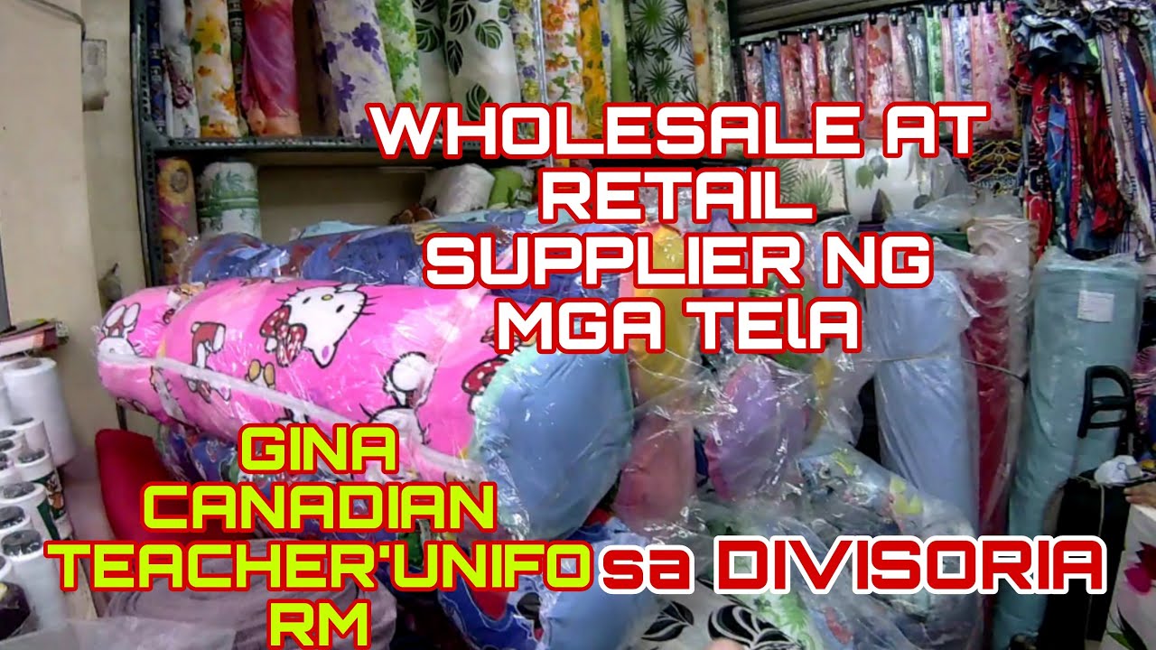 Wholesale supplier ng mga Tela sa Divisoria|Price update|Stall no ...