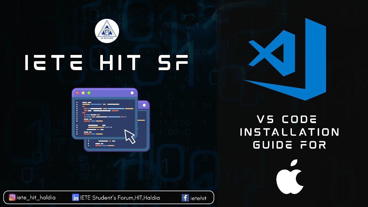 Installation of Visual Studio Code for Mac OS - YouTube