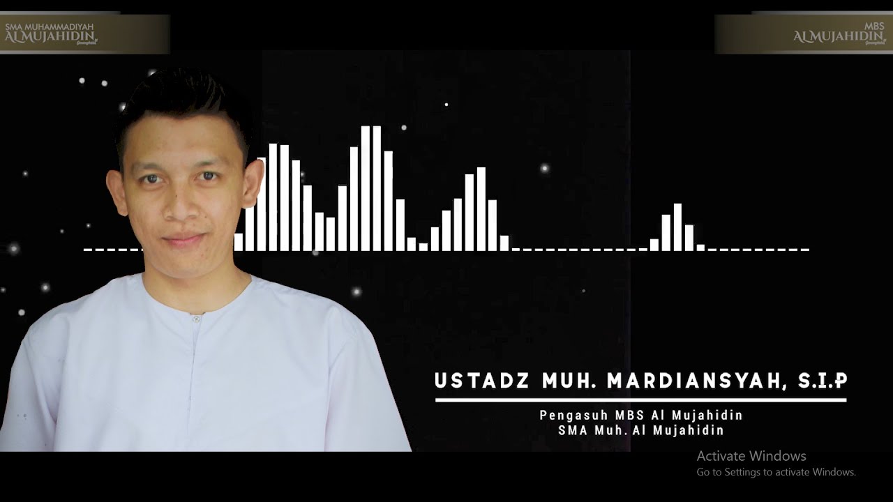 Menjadi Generasi Muda yang Tangguh | Ust. Muh. Mardiansyah, S.I.P - YouTube